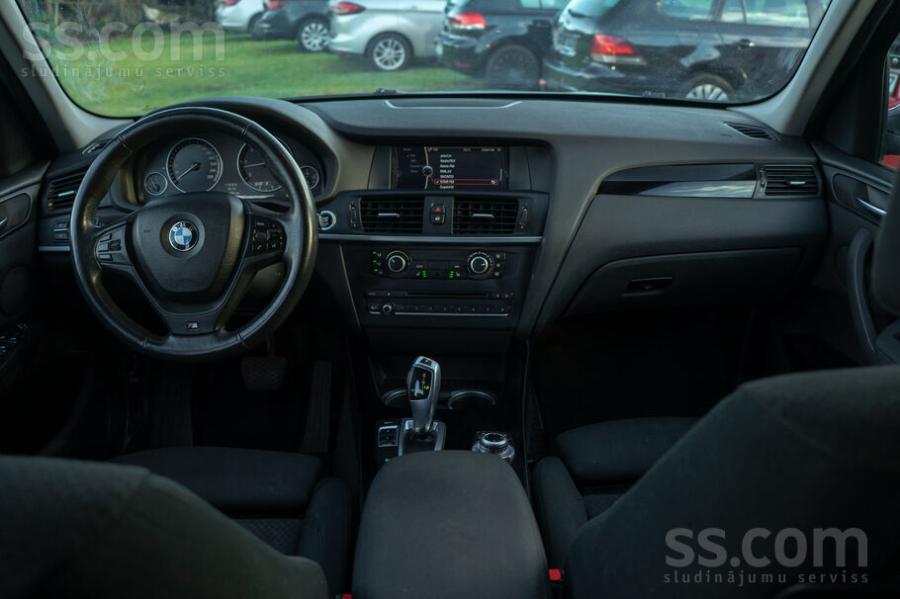 Grey BMW X3 2012 in Liepaja, with an engine capacity of 3.00 L and mileage of 250 thousand km for 15000 €, photo 11 on AUTOMOTO.COM.LV