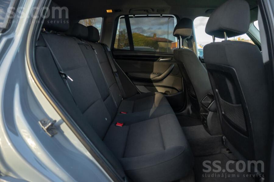 Grey BMW X3 2012 in Liepaja, with an engine capacity of 3.00 L and mileage of 250 thousand km for 15000 €, photo 15 on AUTOMOTO.COM.LV