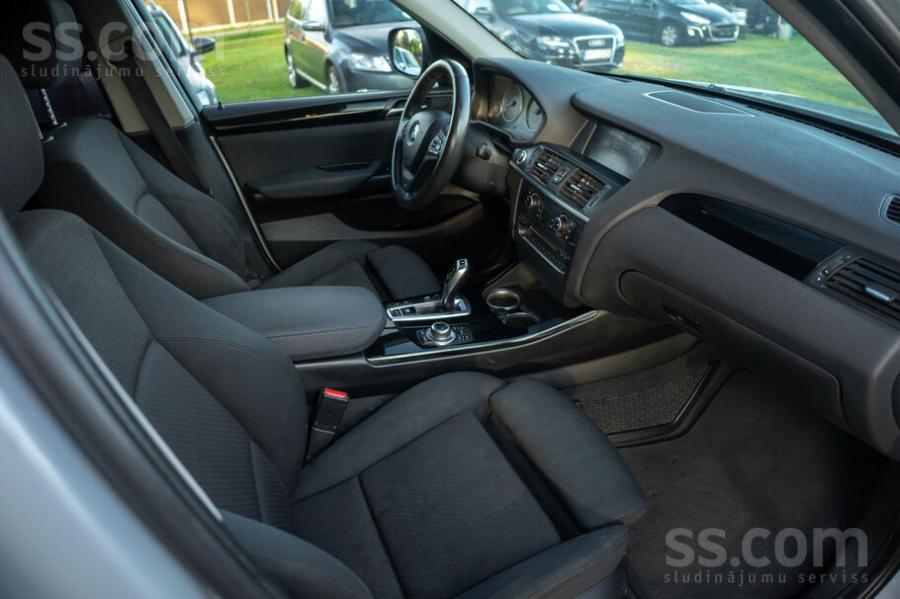 Grey BMW X3 2012 in Liepaja, with an engine capacity of 3.00 L and mileage of 250 thousand km for 15000 €, photo 16 on AUTOMOTO.COM.LV