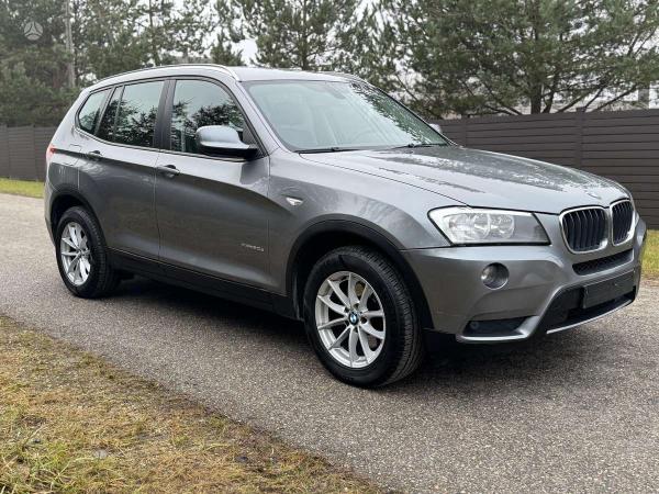 Pelēks BMW X3 2012 Utena, ar dzinēja tilpumu 2.00 L un nobraukumu 310 tūkst. km par 8250 €, foto 3 vietnē AUTOMOTO.COM.LV