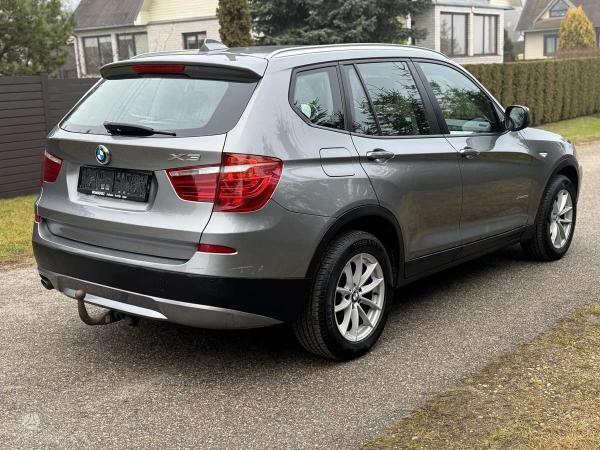 Pelēks BMW X3 2012 Utena, ar dzinēja tilpumu 2.00 L un nobraukumu 310 tūkst. km par 8250 €, foto 5 vietnē AUTOMOTO.COM.LV