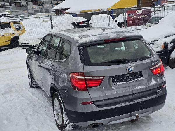 Grey BMW X3 2012 in Kaunas, with an engine capacity of 2.00 L and mileage of 251 thousand km for 7999 €, photo 5 on AUTOMOTO.COM.LV