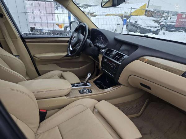 Grey BMW X3 2012 in Kaunas, with an engine capacity of 2.00 L and mileage of 251 thousand km for 7999 €, photo 10 on AUTOMOTO.COM.LV