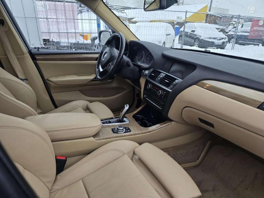 Pelēks BMW X3 2012 Kauņa, ar dzinēja tilpumu 2.00 L un nobraukumu 251 tūkst. km par 7999 €, foto 10 vietnē AUTOMOTO.COM.LV