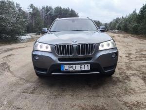 Grey BMW X3 2012 in Vilnius, with an engine capacity of 2.99 L and mileage of 356 thousand km for 9000 €, photo 2 on AUTOMOTO.COM.LV