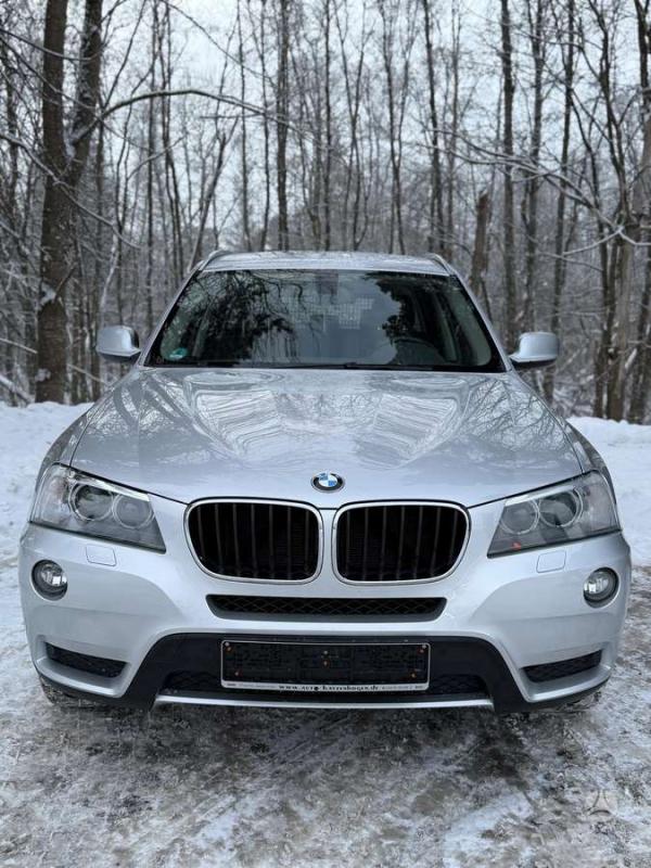 Grey BMW X3 2012 in Utena, with an engine capacity of 2.00 L and mileage of 249 thousand km for 11099 €, photo 5 on AUTOMOTO.COM.LV