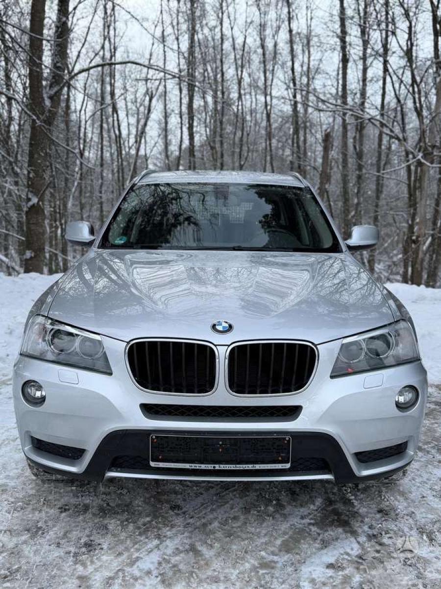 Grey BMW X3 2012 in Utena, with an engine capacity of 2.00 L and mileage of 249 thousand km for 11099 €, photo 5 on AUTOMOTO.COM.LV