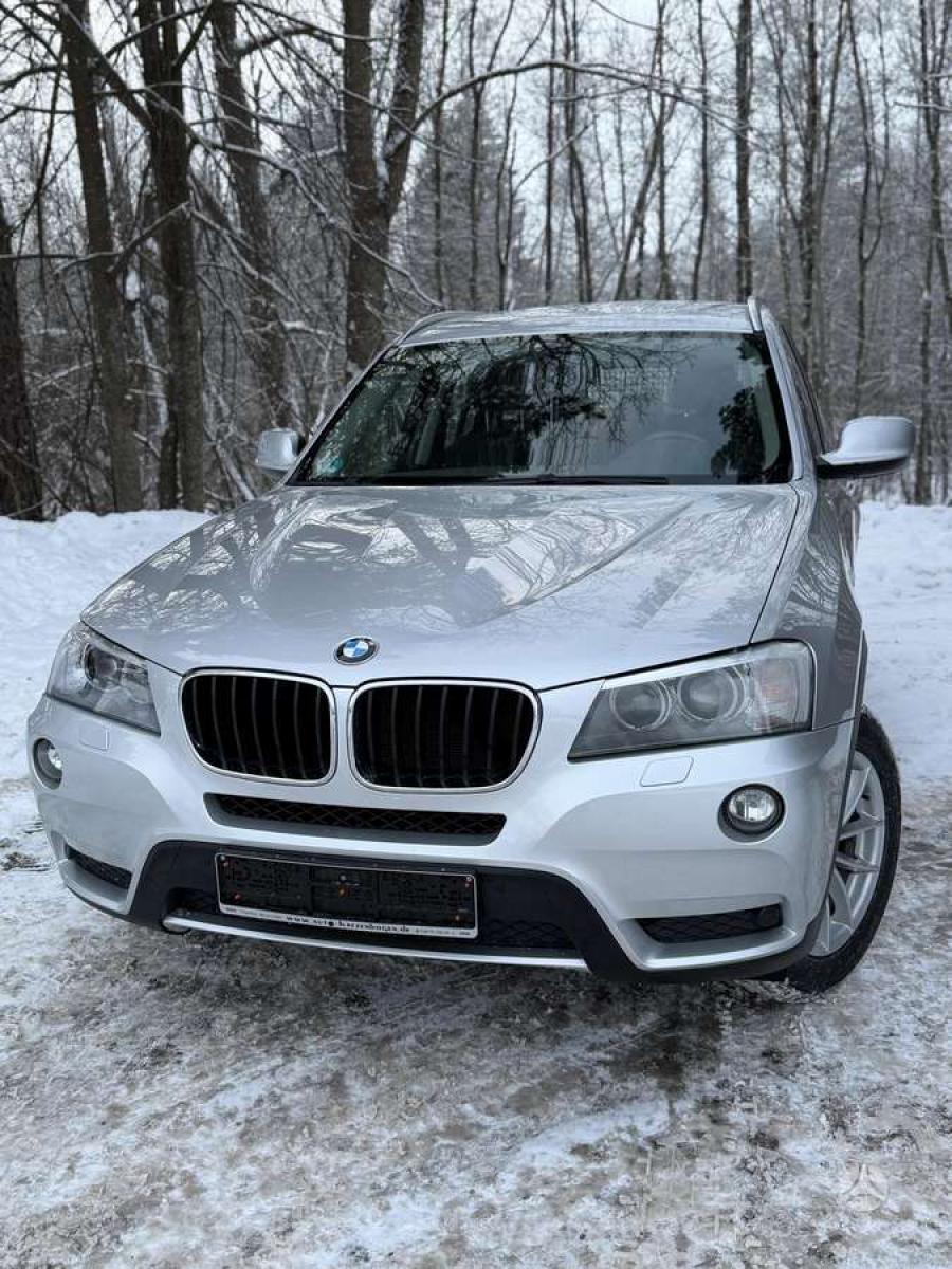 Grey BMW X3 2012 in Utena, with an engine capacity of 2.00 L and mileage of 249 thousand km for 11099 €, photo 17 on AUTOMOTO.COM.LV