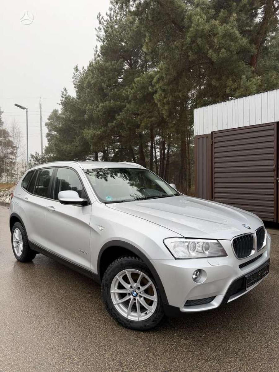 Grey BMW X3 2012 in Utena, with an engine capacity of 2.00 L and mileage of 249 thousand km for 11099 €, photo 23 on AUTOMOTO.COM.LV
