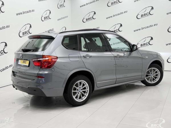 Grey BMW X3 2012 in Vilnius, with an engine capacity of 2.99 L and mileage of 277 thousand km for 11800 €, photo 3 on AUTOMOTO.COM.LV