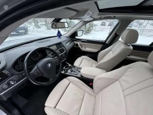 Grey BMW X3 2012 in Siauliai, with an engine capacity of 2.00 L and mileage of 219 thousand km for 8250 €, photo 9 on AUTOMOTO.COM.LV