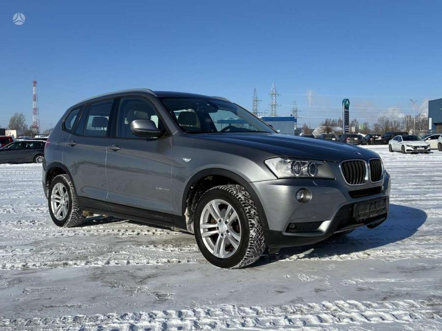 Grey BMW X3 2012 in Marijampole, with an engine capacity of 2.00 L and mileage of 336 thousand km for 6600 €, photo 1 on AUTOMOTO.COM.LV