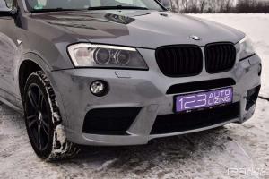 Grey BMW X3 2012 in Kretinga, with an engine capacity of 3.00 L and mileage of 216 thousand km for 12350 €, photo 6 on AUTOMOTO.COM.LV