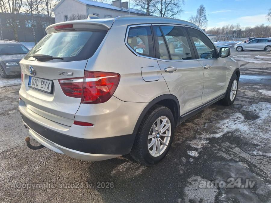 Grey BMW X3 2012 in Tallinn, with an engine capacity of 2.00 L and mileage of 270 thousand km for 7900 €, photo 6 on AUTOMOTO.COM.LV