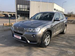 Pelēks BMW X3 2012 Viļņa, ar dzinēja tilpumu 3.00 L un nobraukumu 252 tūkst. km par 10800 €, foto 2 vietnē AUTOMOTO.COM.LV