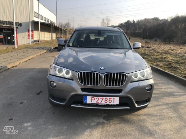 Pelēks BMW X3 2012 Viļņa, ar dzinēja tilpumu 3.00 L un nobraukumu 252 tūkst. km par 10800 €, foto 3 vietnē AUTOMOTO.COM.LV