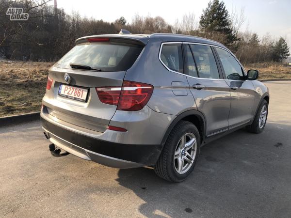 Pelēks BMW X3 2012 Viļņa, ar dzinēja tilpumu 3.00 L un nobraukumu 252 tūkst. km par 10800 €, foto 6 vietnē AUTOMOTO.COM.LV