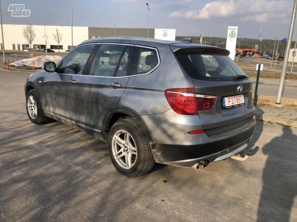 Pelēks BMW X3 2012 Viļņa, ar dzinēja tilpumu 3.00 L un nobraukumu 252 tūkst. km par 10800 €, foto 9 vietnē AUTOMOTO.COM.LV