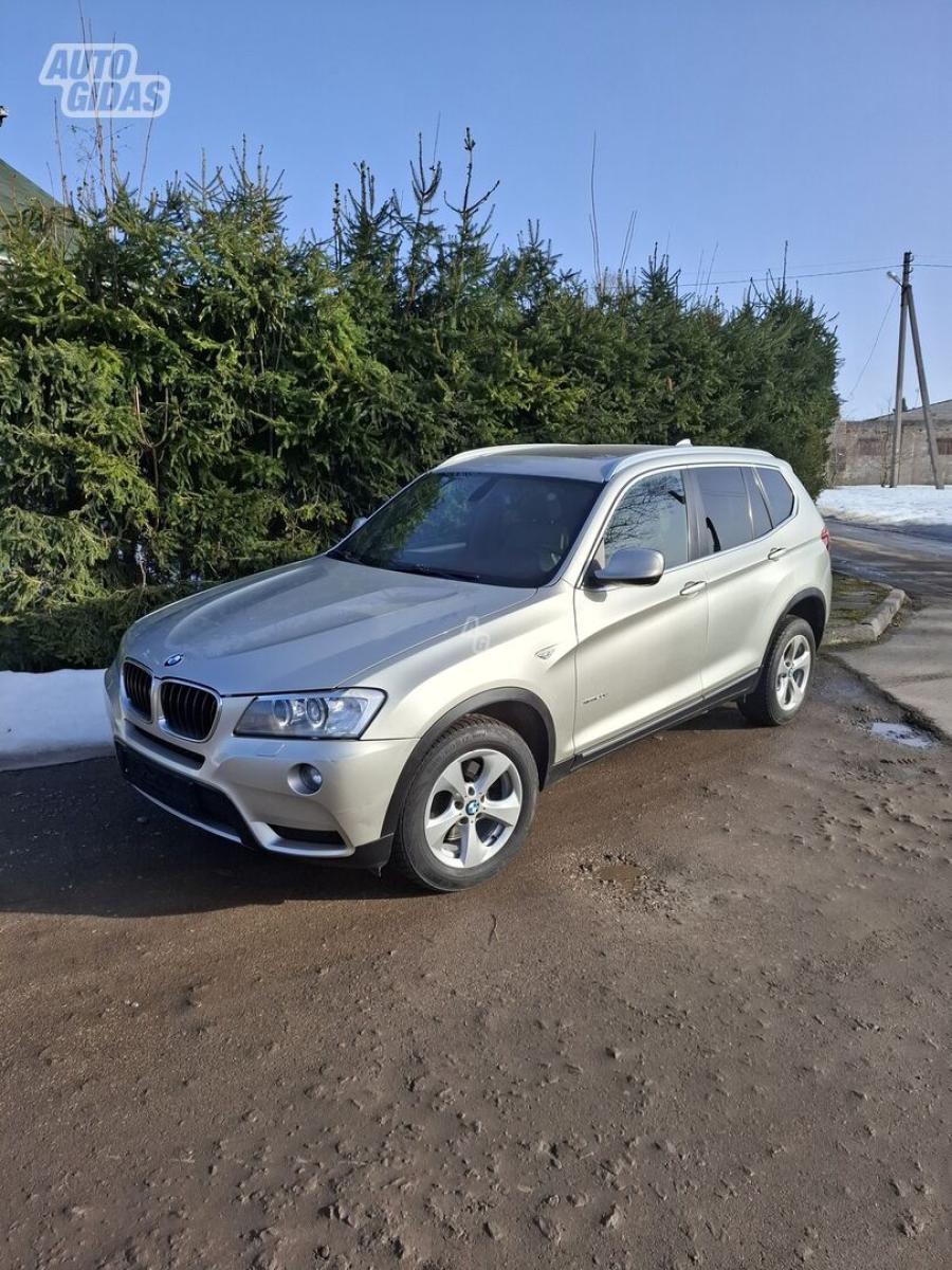 Grey BMW X3 2012 in Kelme, with an engine capacity of 2.00 L and mileage of 250 thousand km for 8550 €, photo 1 on AUTOMOTO.COM.LV