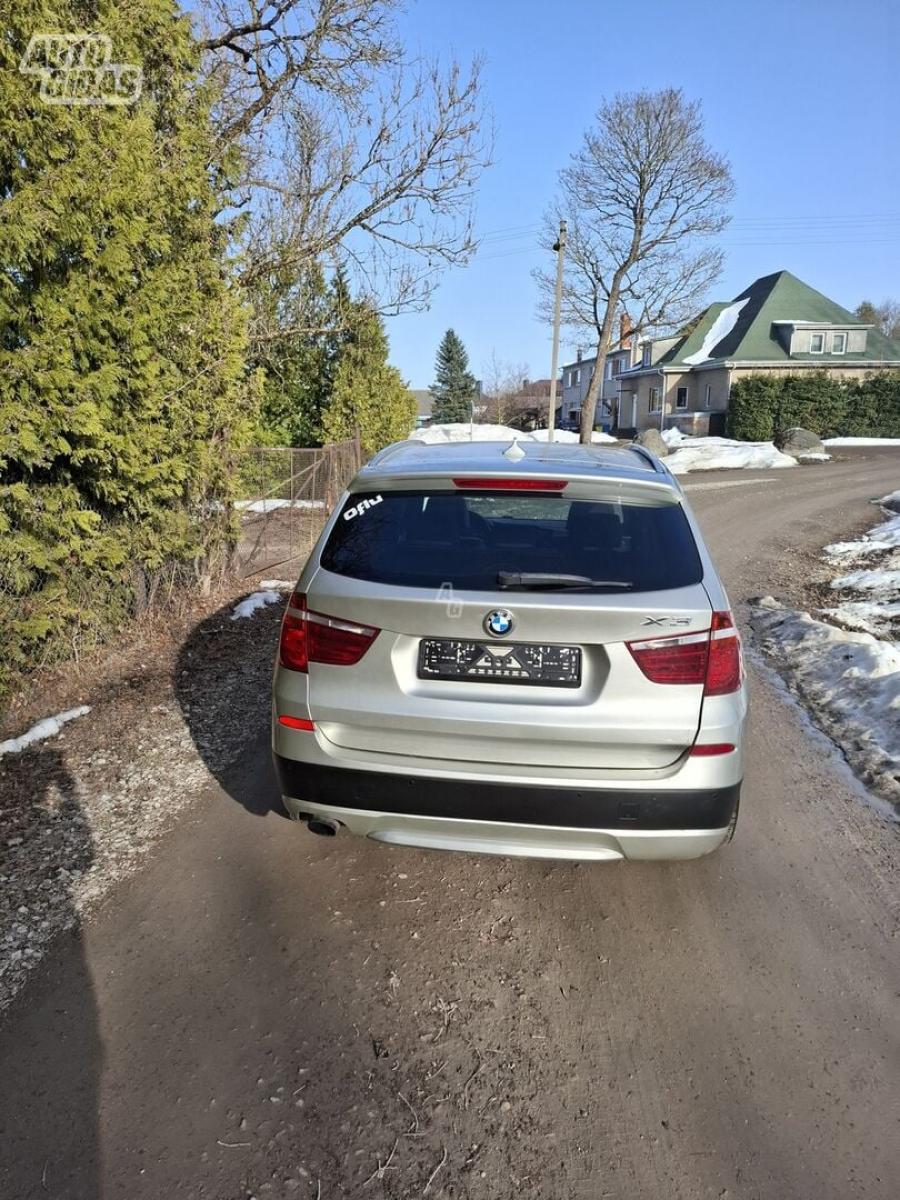 Grey BMW X3 2012 in Kelme, with an engine capacity of 2.00 L and mileage of 250 thousand km for 8550 €, photo 5 on AUTOMOTO.COM.LV
