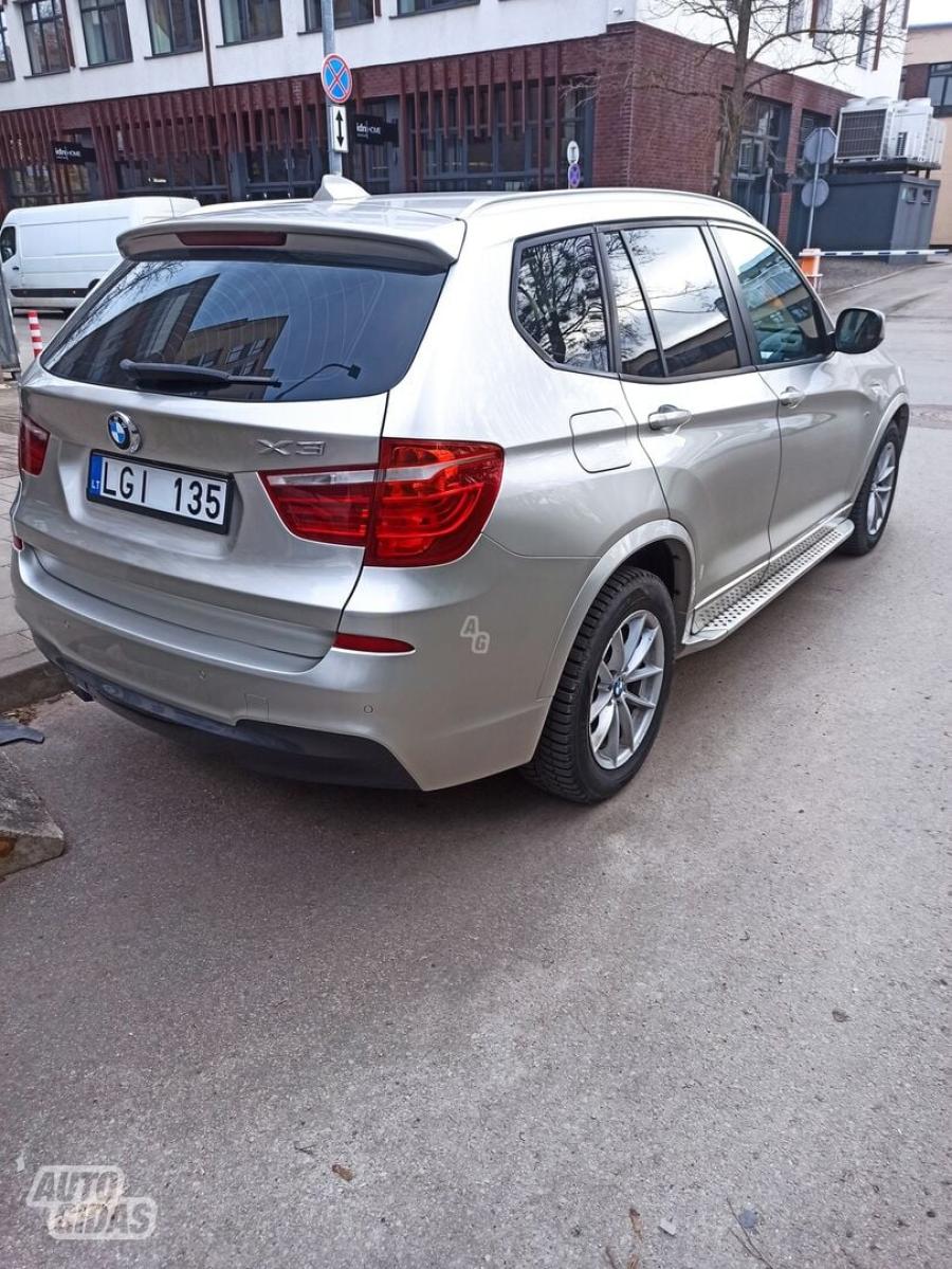 Grey BMW X3 2012 in Vilnius, with an engine capacity of 2.00 L and mileage of 249 thousand km for 12500 €, photo 6 on AUTOMOTO.COM.LV