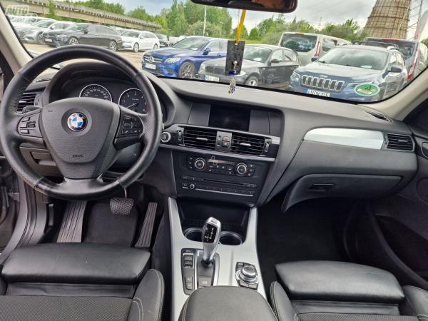 Grey BMW X3 2012 in Kaunas, with an engine capacity of 3.00 L and mileage of 303 thousand km for 11990 €, photo 10 on AUTOMOTO.COM.LV