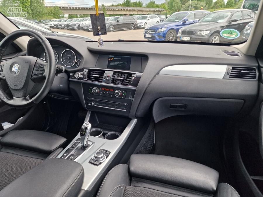 Grey BMW X3 2012 in Kaunas, with an engine capacity of 3.00 L and mileage of 303 thousand km for 11990 €, photo 22 on AUTOMOTO.COM.LV
