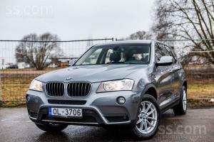 Grey BMW X3 2012 in Riga, with an engine capacity of 2.00 L and mileage of 285 thousand km for 10990 €, photo  on AUTOMOTO.COM.LV