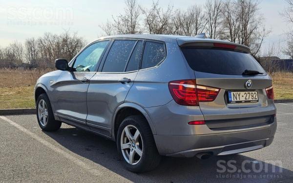 Pelēks BMW X3 2012 Rīga, ar dzinēja tilpumu 2.00 L un nobraukumu 254 tūkst. km par 8950 €, foto 5 vietnē AUTOMOTO.COM.LV