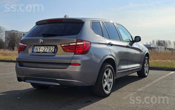 Pelēks BMW X3 2012 Rīga, ar dzinēja tilpumu 2.00 L un nobraukumu 254 tūkst. km par 8950 €, foto 6 vietnē AUTOMOTO.COM.LV