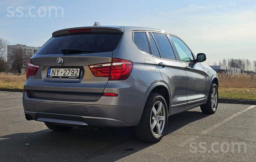 Pelēks BMW X3 2012 Rīga, ar dzinēja tilpumu 2.00 L un nobraukumu 254 tūkst. km par 8950 €, foto 7 vietnē AUTOMOTO.COM.LV