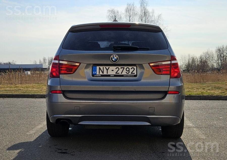 Pelēks BMW X3 2012 Rīga, ar dzinēja tilpumu 2.00 L un nobraukumu 254 tūkst. km par 8950 €, foto 8 vietnē AUTOMOTO.COM.LV
