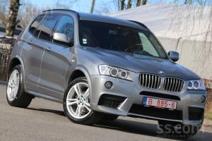 Grey BMW X3 2012 in Riga, with an engine capacity of 3.00 L and mileage of 0 thousand km for 12390 €, photo 4 on AUTOMOTO.COM.LV