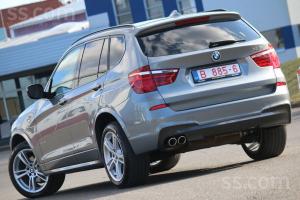 Grey BMW X3 2012 in Riga, with an engine capacity of 3.00 L and mileage of 0 thousand km for 12390 €, photo 5 on AUTOMOTO.COM.LV