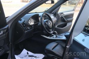 Grey BMW X3 2012 in Riga, with an engine capacity of 3.00 L and mileage of 0 thousand km for 12390 €, photo 8 on AUTOMOTO.COM.LV