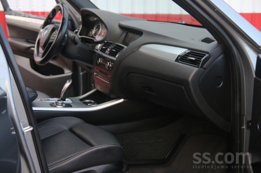 Grey BMW X3 2012 in Riga, with an engine capacity of 3.00 L and mileage of 0 thousand km for 12390 €, photo 17 on AUTOMOTO.COM.LV