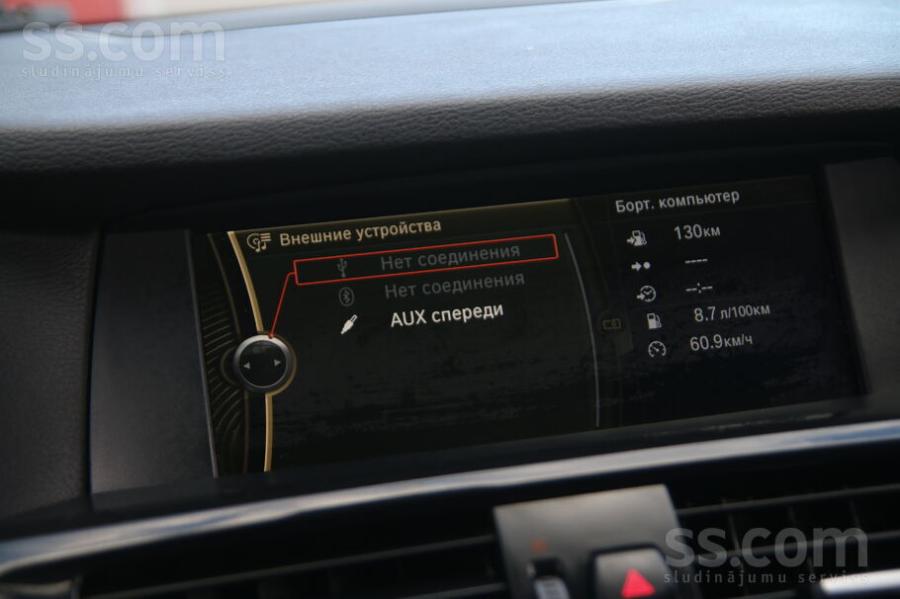 Grey BMW X3 2012 in Riga, with an engine capacity of 3.00 L and mileage of 0 thousand km for 12390 €, photo 25 on AUTOMOTO.COM.LV