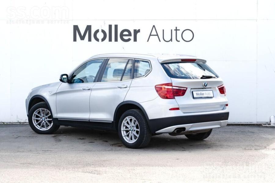 Grey BMW X3 2012 in Riga, with an engine capacity of 2.00 L and mileage of 124 thousand km for 12900 €, photo 4 on AUTOMOTO.COM.LV