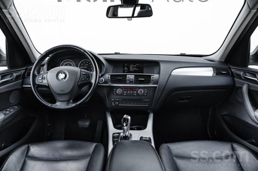 Grey BMW X3 2012 in Riga, with an engine capacity of 2.00 L and mileage of 124 thousand km for 12900 €, photo 7 on AUTOMOTO.COM.LV