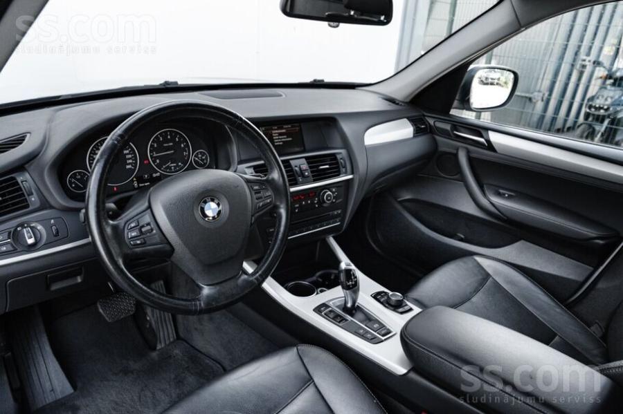 Grey BMW X3 2012 in Riga, with an engine capacity of 2.00 L and mileage of 124 thousand km for 12900 €, photo 9 on AUTOMOTO.COM.LV