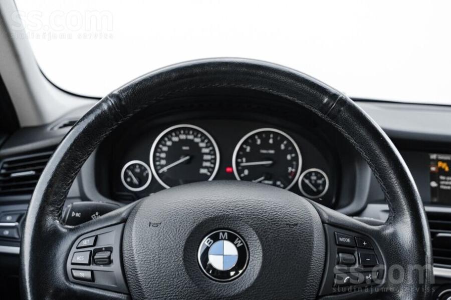 Grey BMW X3 2012 in Riga, with an engine capacity of 2.00 L and mileage of 124 thousand km for 12900 €, photo 10 on AUTOMOTO.COM.LV