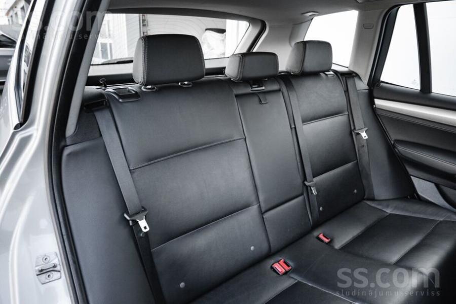 Grey BMW X3 2012 in Riga, with an engine capacity of 2.00 L and mileage of 124 thousand km for 12900 €, photo 19 on AUTOMOTO.COM.LV