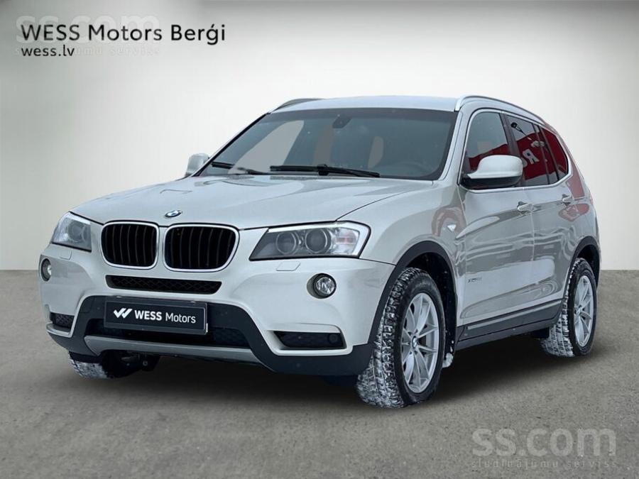 Grey BMW X3 2012 in Riga, with an engine capacity of 2.00 L and mileage of 164 thousand km for 12990 €, photo 1 on AUTOMOTO.COM.LV