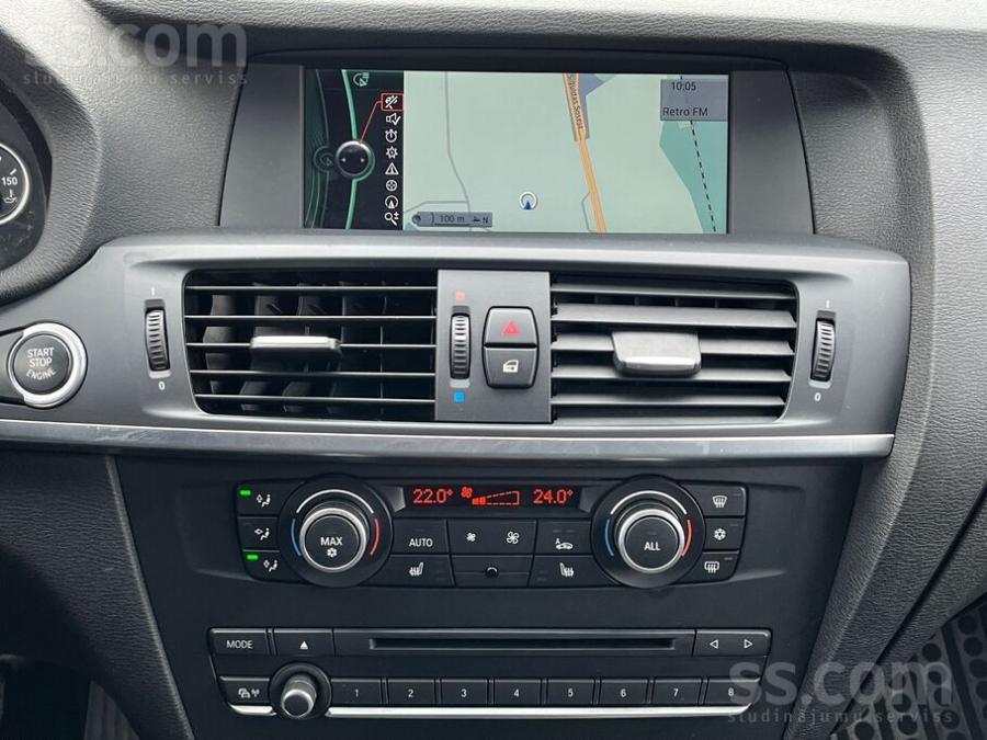 Grey BMW X3 2012 in Riga, with an engine capacity of 2.00 L and mileage of 164 thousand km for 12990 €, photo 14 on AUTOMOTO.COM.LV
