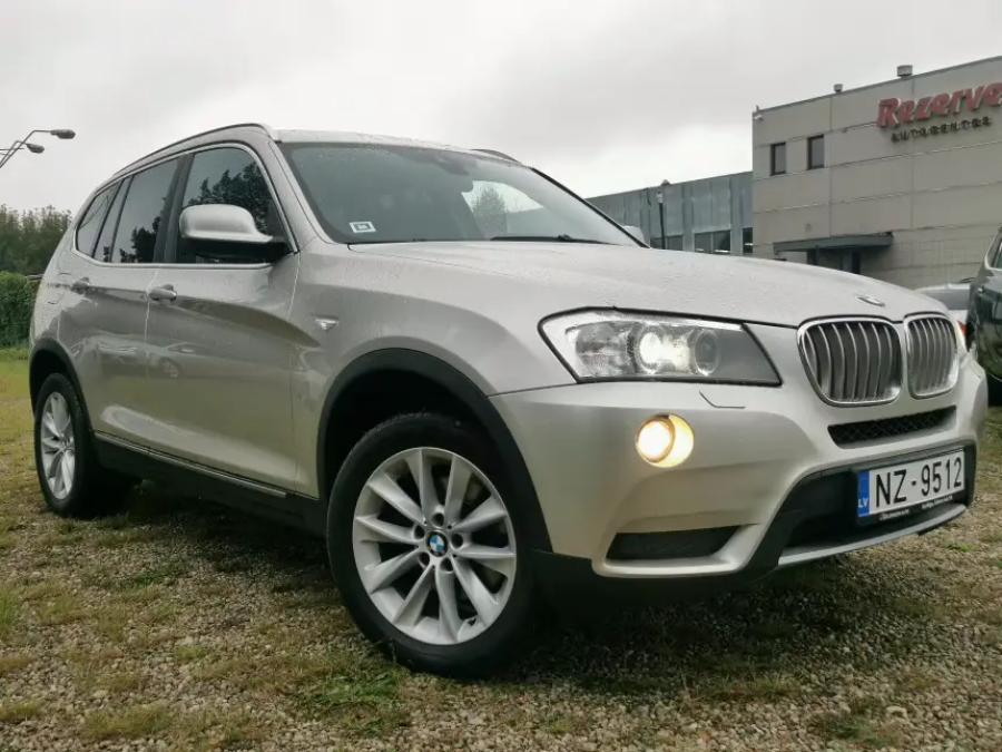 Pelēks BMW X3 2012 Kuldīga, ar dzinēja tilpumu 3.00 L un nobraukumu 308 tūkst. km par 12300 €, foto 4 vietnē AUTOMOTO.COM.LV
