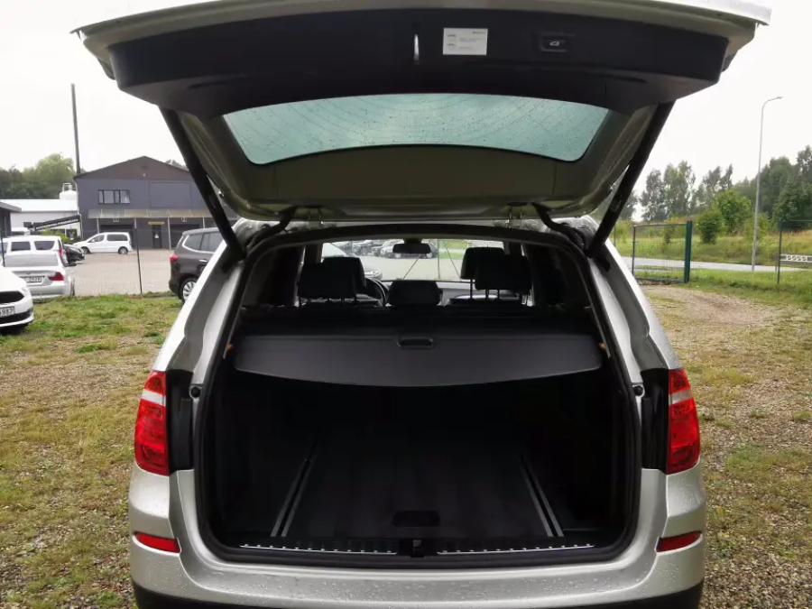 Pelēks BMW X3 2012 Kuldīga, ar dzinēja tilpumu 3.00 L un nobraukumu 308 tūkst. km par 12300 €, foto 23 vietnē AUTOMOTO.COM.LV