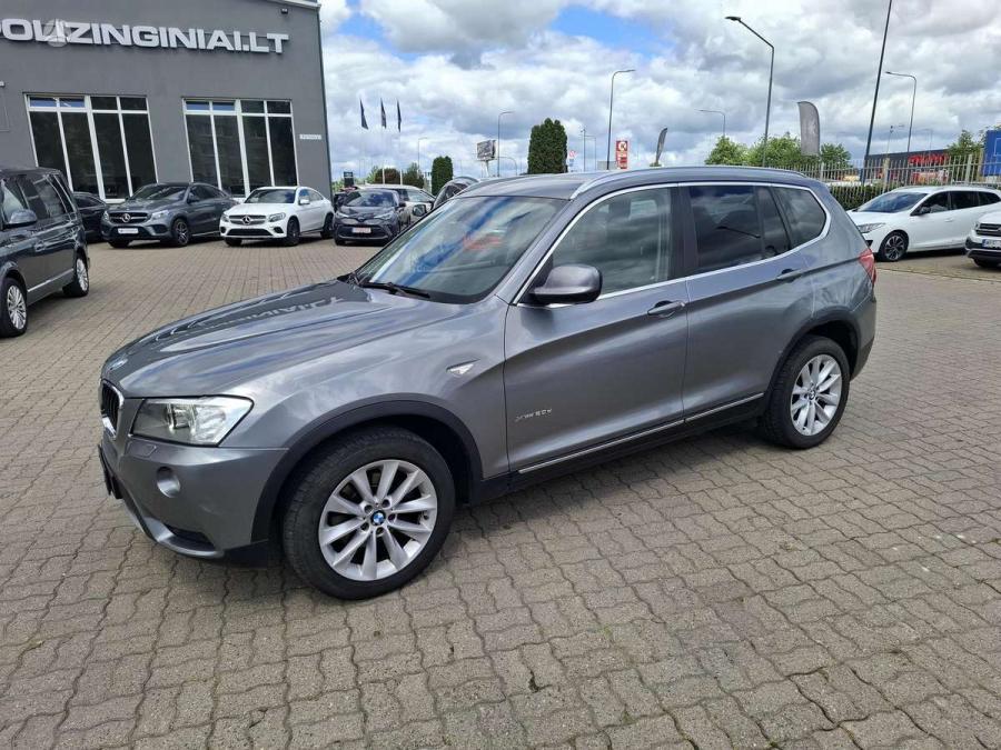 Grey BMW X3 2012 in Kaunas, with an engine capacity of 2.00 L and mileage of 181 thousand km for 9000 €, photo 8 on AUTOMOTO.COM.LV