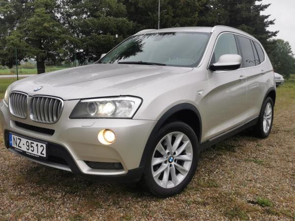 Grey BMW X3 2012 in Riga, with an engine capacity of 3.00 L and mileage of 308 thousand km for 12300 €, photo 1 on AUTOMOTO.COM.LV