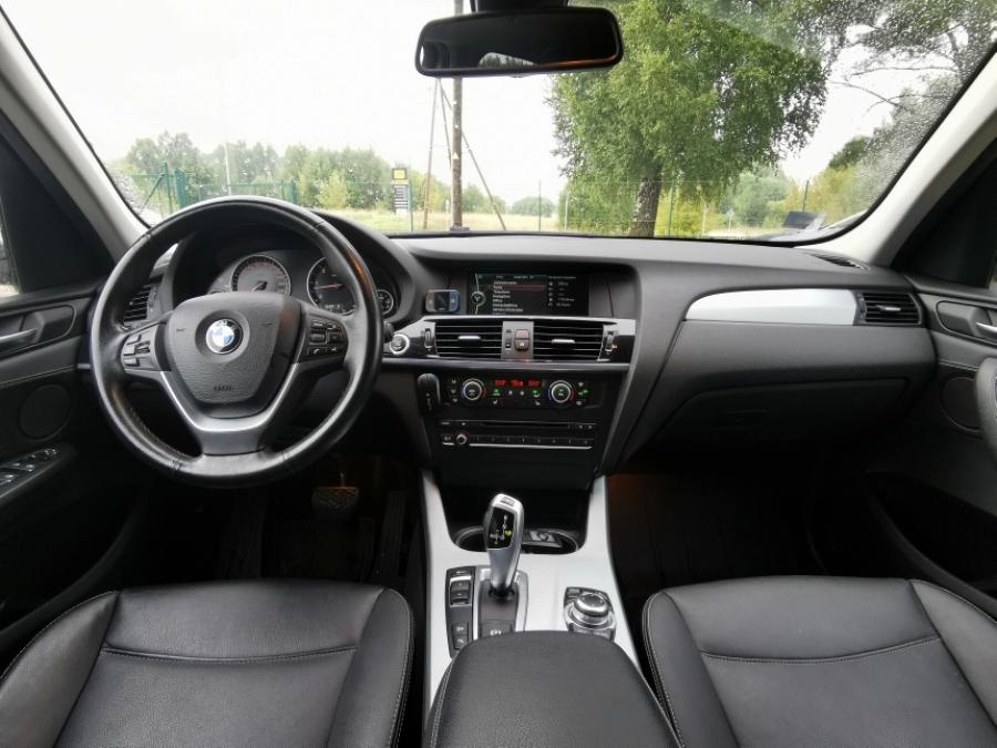 Grey BMW X3 2012 in Riga, with an engine capacity of 3.00 L and mileage of 308 thousand km for 12300 €, photo 6 on AUTOMOTO.COM.LV