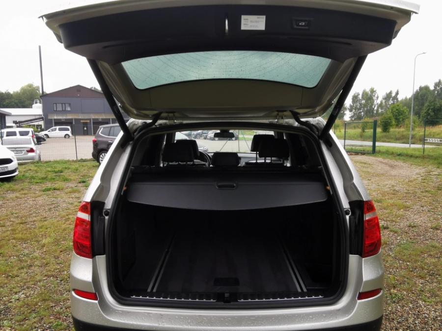 Grey BMW X3 2012 in Riga, with an engine capacity of 3.00 L and mileage of 308 thousand km for 12300 €, photo 23 on AUTOMOTO.COM.LV